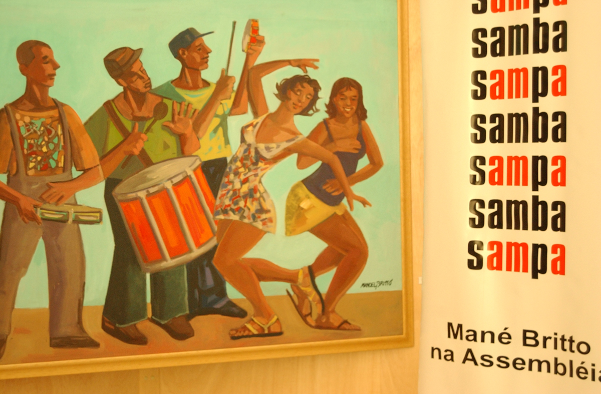 Exposição Sampa Samba no Hall Monumental