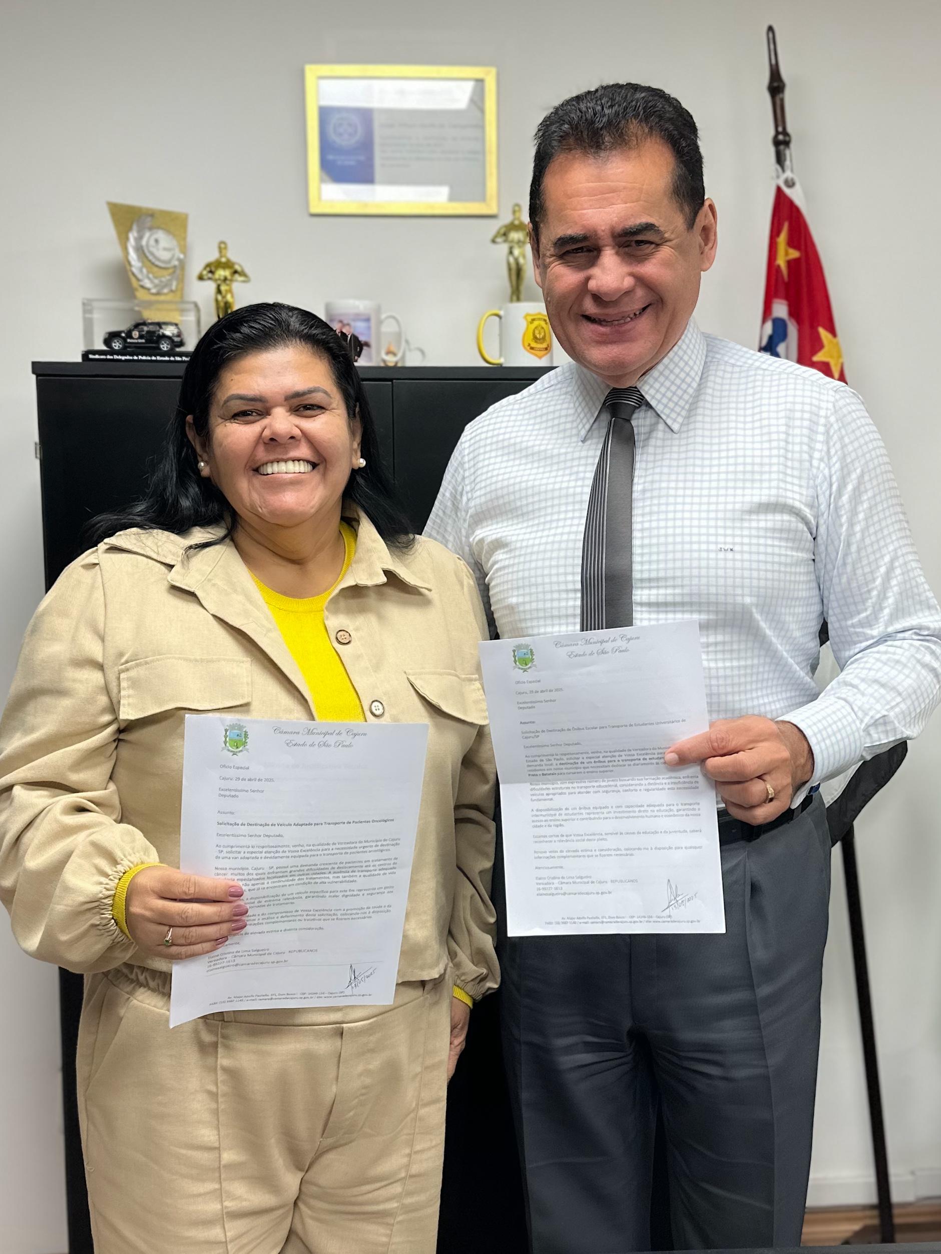 Deputado recebe demandas de Cajuru e reforça compromisso com mobilidade ...