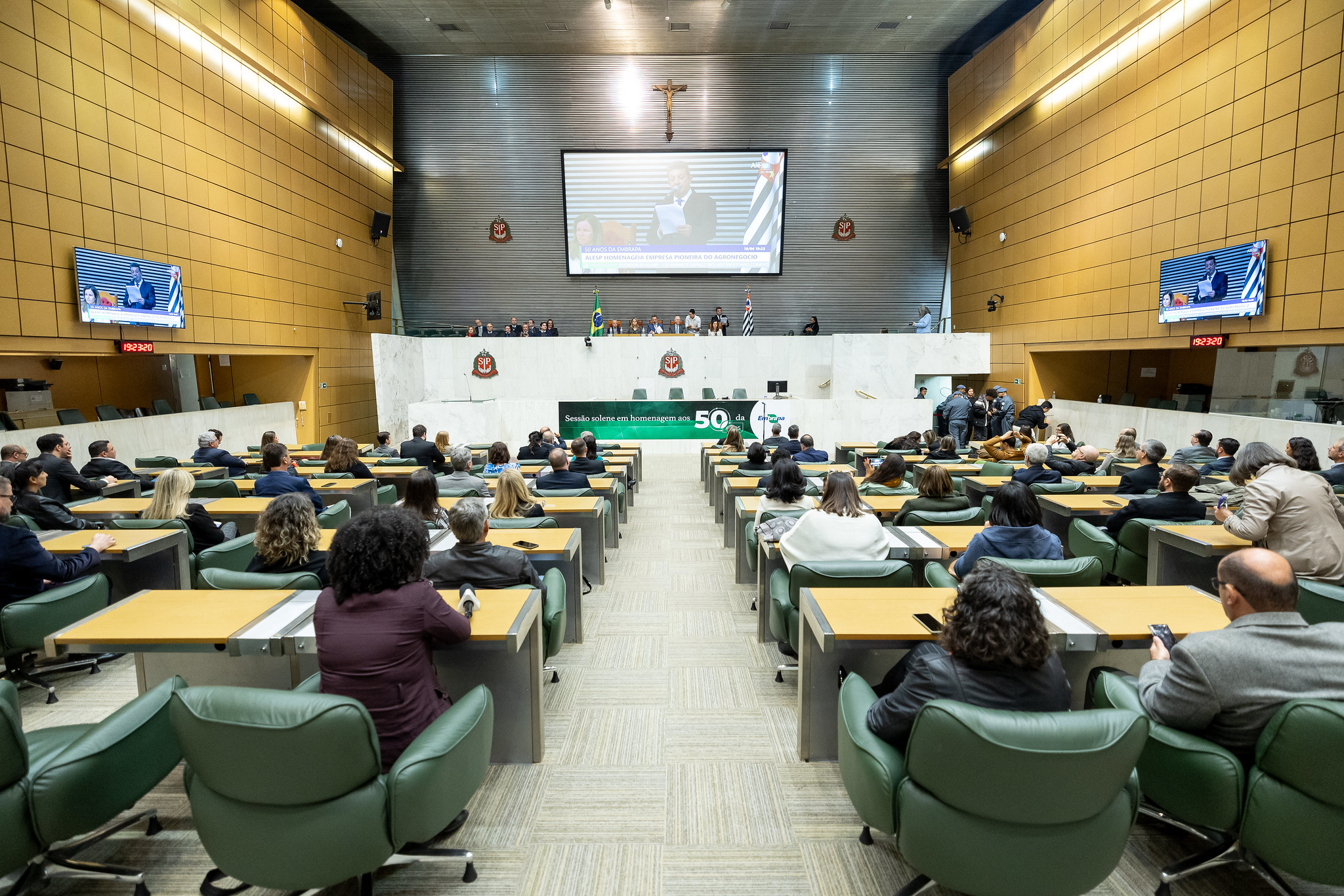 Alesp celebra, em sessão solene, os 50 anos da Embrapa