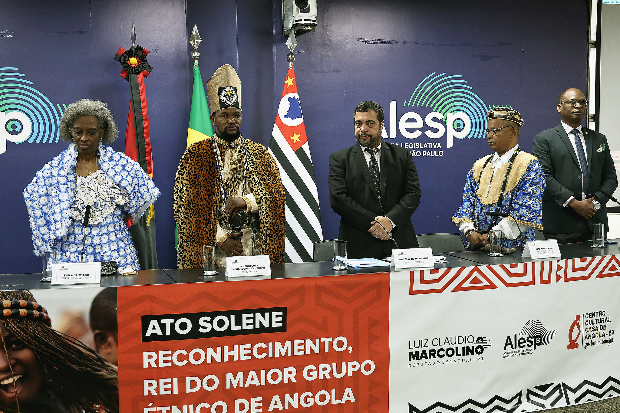 Tradição e cultura angolanas são celebradas em ato solene na Alesp